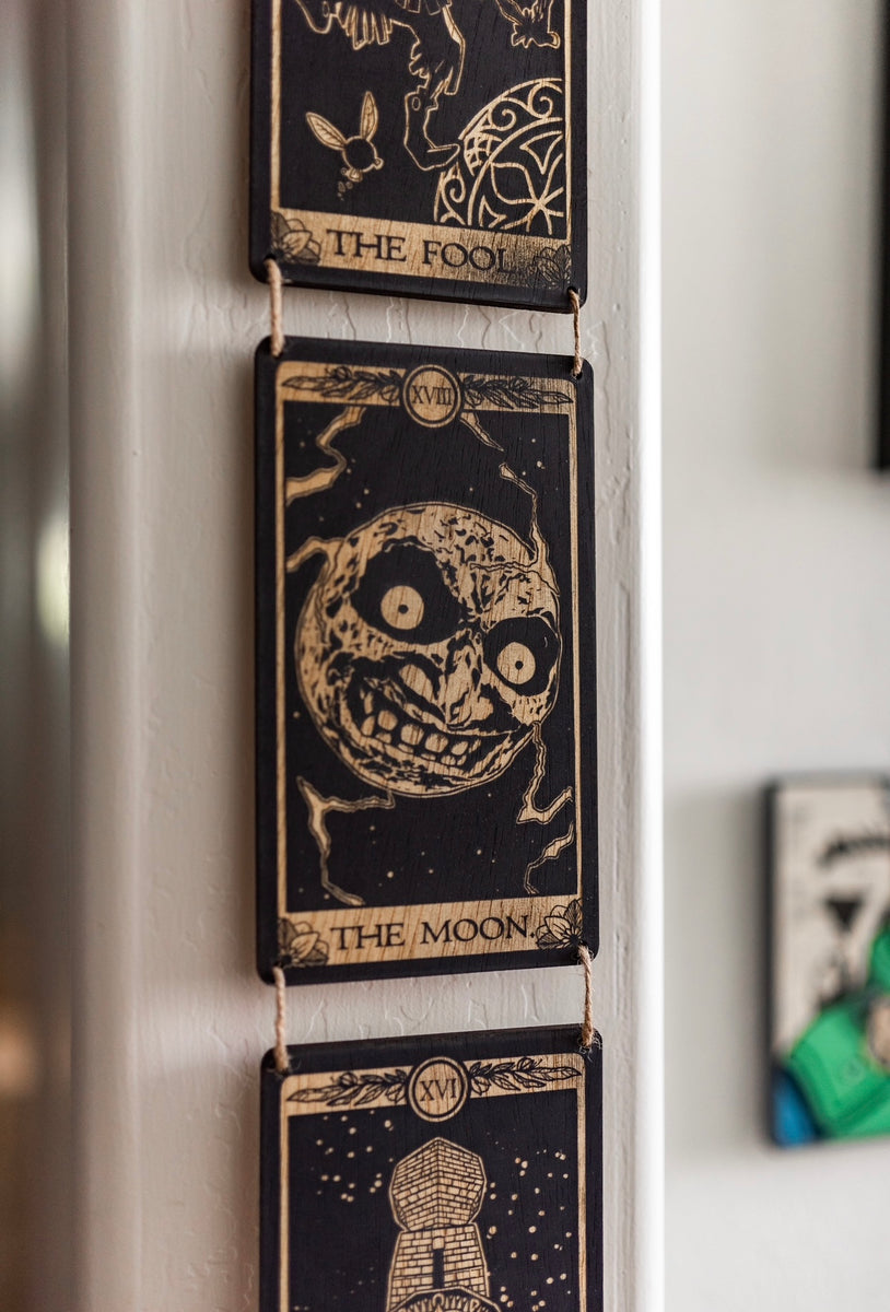 Majora's Mask Tarot Wood Hanging Display – Overcast Oddities